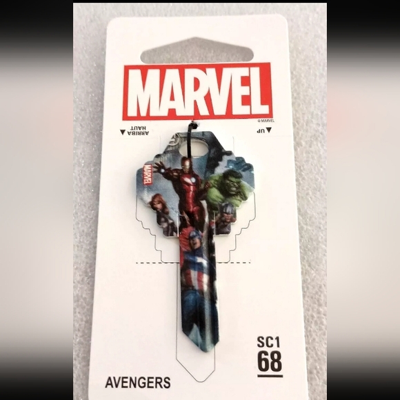 Marvel | Other | Marvel The Avengers Door Lock Sc 68 Key Blank New ...